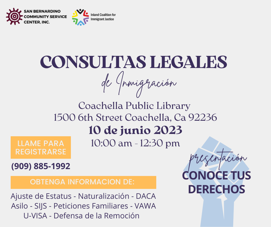 Know Your Rights Presentation Inland Coalition For Immigrant Justice